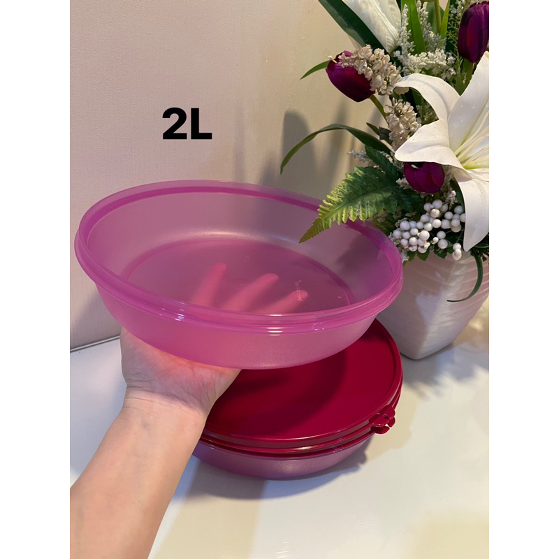 READY STOCK ORIGINAL 100% Tupperware Large Modular Bowl 2L | Shopee ...