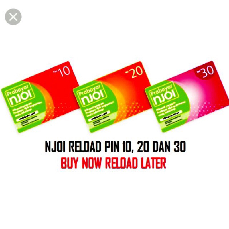 Njoi Reload Pin RM50 | Shopee Malaysia