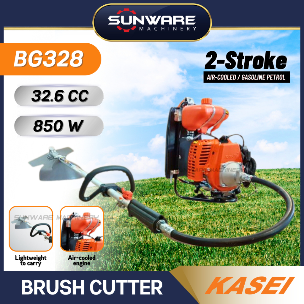 KASEI BG328 Backpack Brush Cutter Mesin Rumput Galas (Ready Stock ...