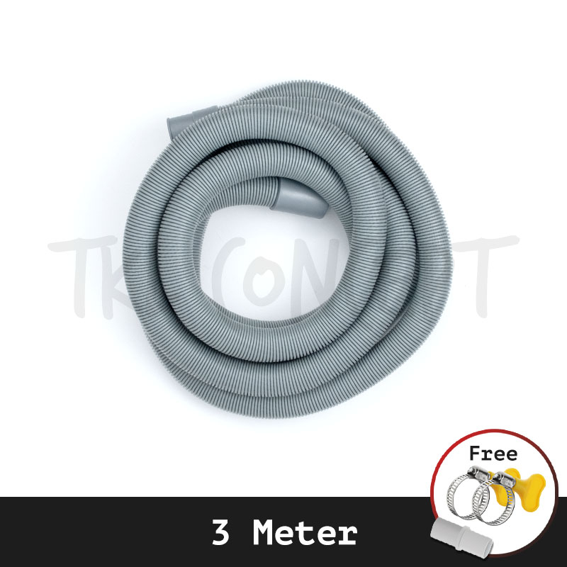 Front Load Washing Machine Outlet Drain Hose Pipe 2m 3m 5m 10m mesin basuh pipe | Shopee Malaysia