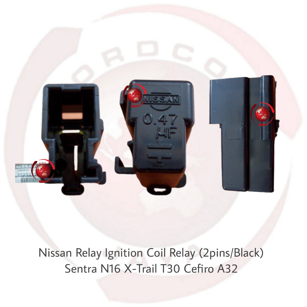 Nissan Relay Ignition Coil 2pin Black Cefiro A32 Sentra N16 X-Trail T30 ...