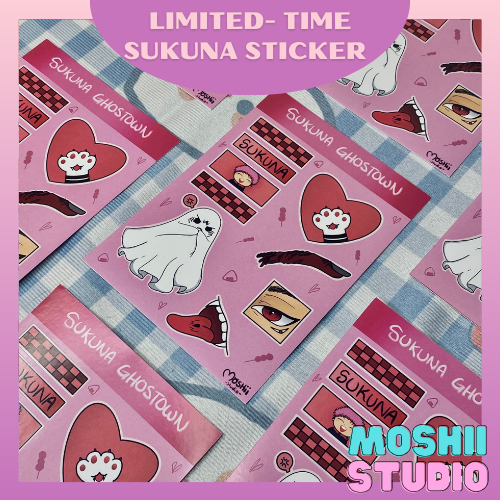 Jujutsu Kaisen, Sukuna Satoru Ghostown A6 sticker sheets | Shopee Malaysia
