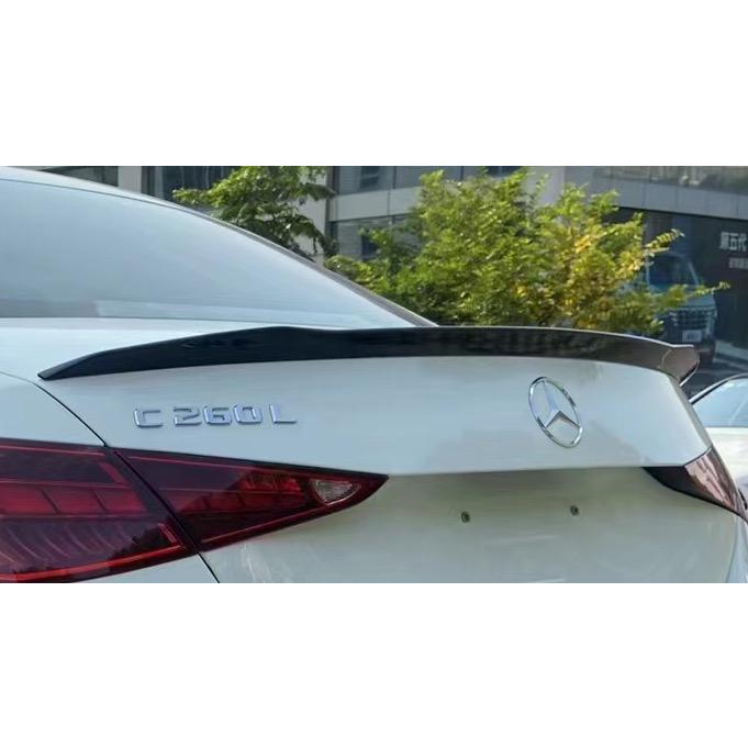 1 mercedes benz w206 rear trunk spoiler c63s gloss black fit for w206 ...