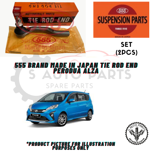 PERODUA ALZA 555 BRAND MADE in JAPAN TIE ROD END | Shopee Malaysia