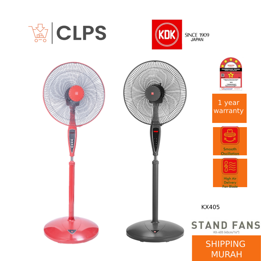 KDK KX405/KX-405 16'' Stand Fan (Random Colour) | Shopee Malaysia