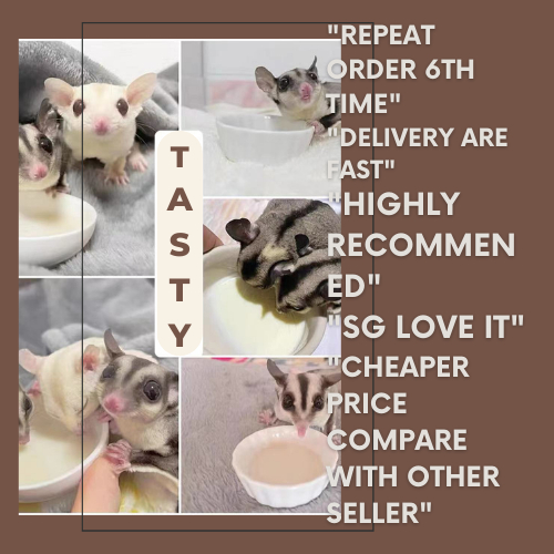 Petly HPW Instant Sugar Glider 170g Balance Nutrition High Protein Pet ...
