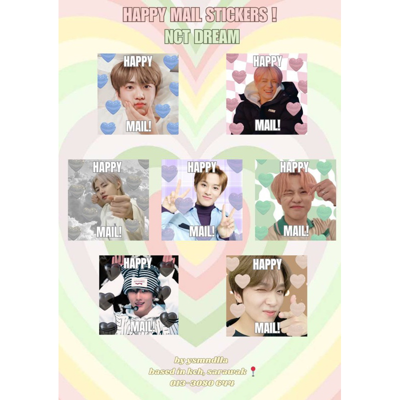 NCT DREAM MAIL STICKERS | Shopee Malaysia