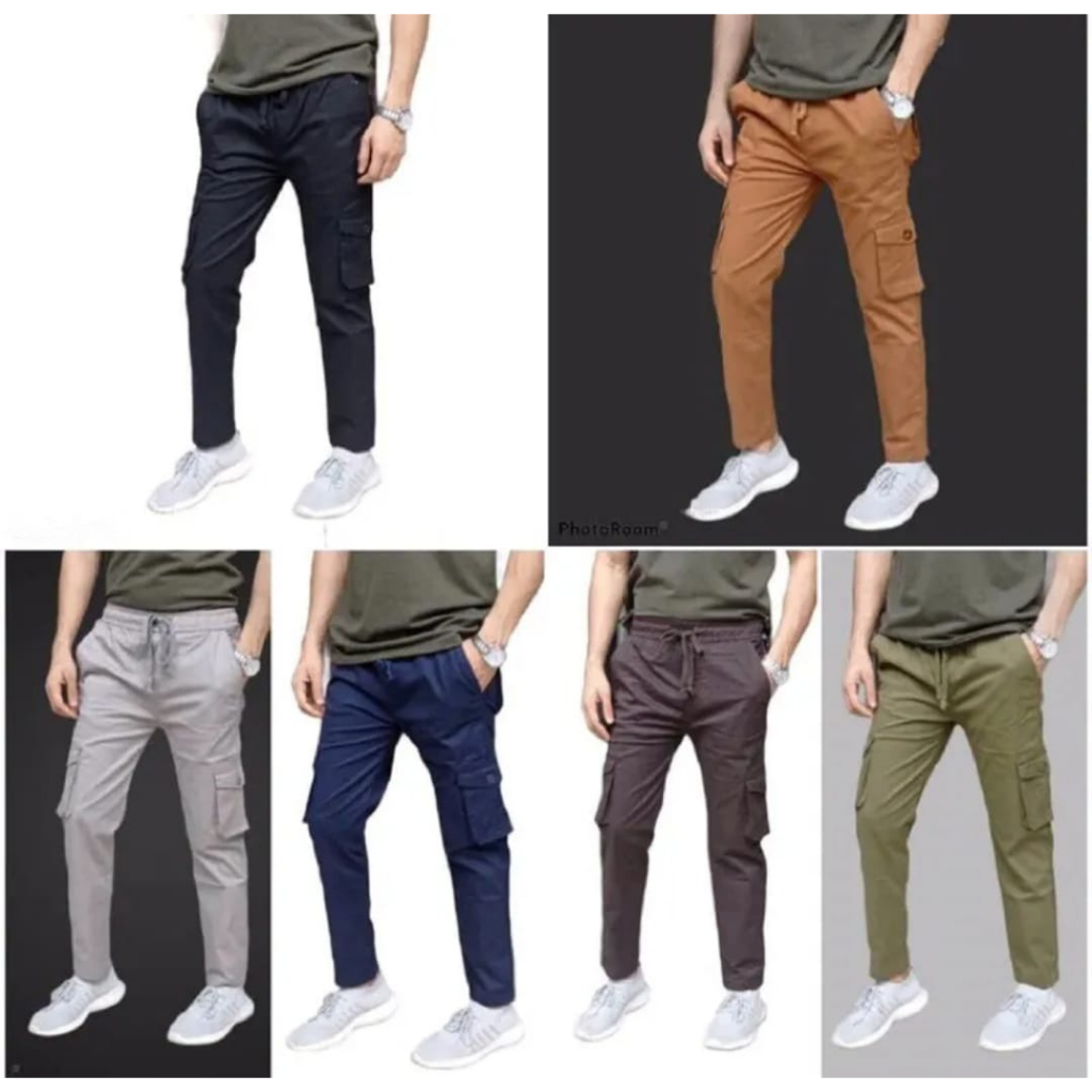 Seluar Kargo Jogger SLACK 6 Poket CARGO Pant Multi Pocket Seluar Kerja ...