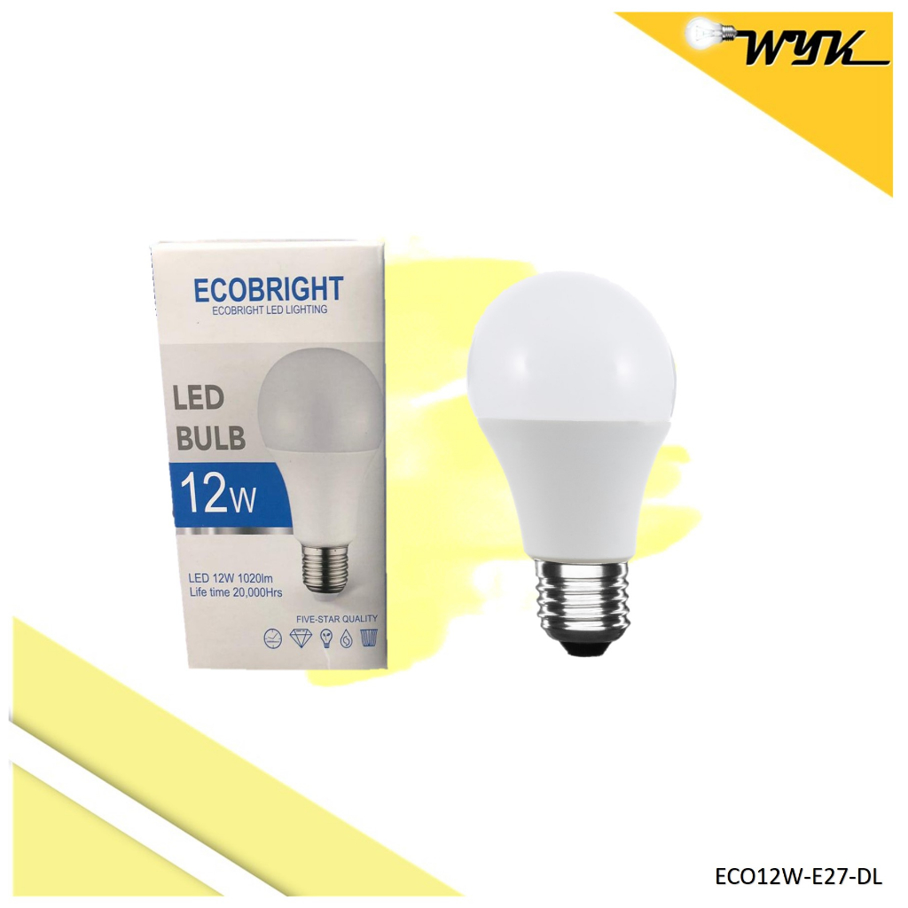 ECOBRIGHT 12w/18w (A60) LED Bulb E27 - DL | Shopee Malaysia