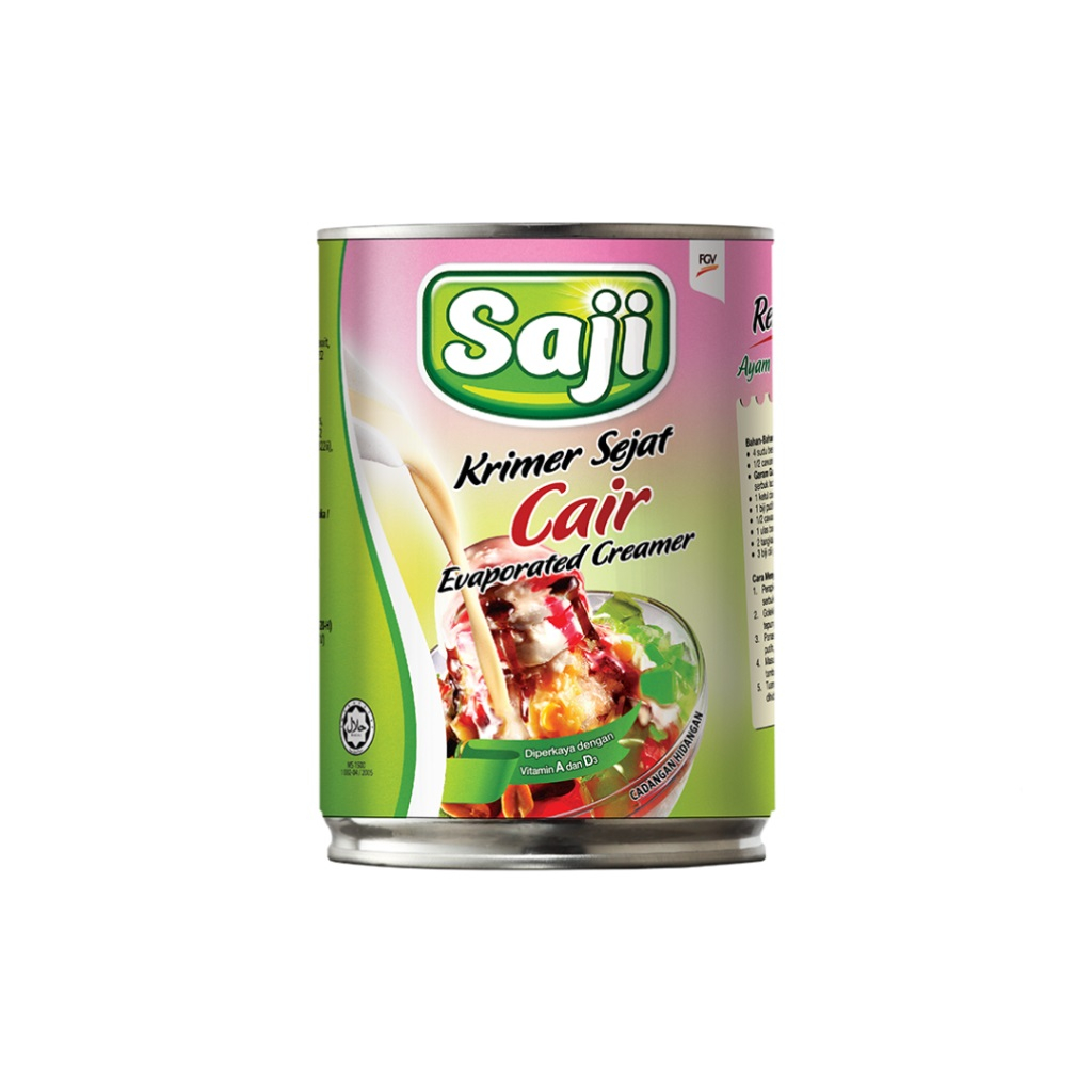 SAJI Susu Krimer Sejat Cair (390g) | Shopee Malaysia