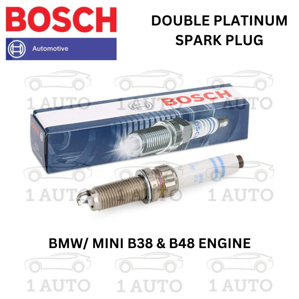 BOSCH DOUBLE PLATINUM SPARK PLUG BMW B38 B48 ENGINE F30 G20 G30 F45 F46 ...