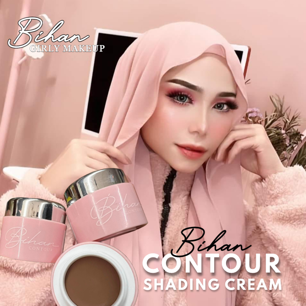 Bihan Contour Shading / Bihan Girly Makeup BGM Dark Brown Highlighter ...