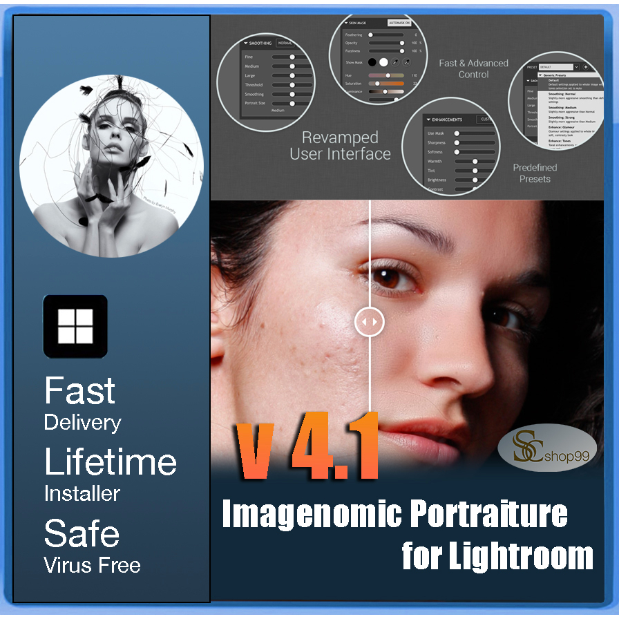Imagenomic Portraiture Build 4.1 for Lightroom For 𝗪𝗶𝗻𝗱𝗼𝘄𝘀 & 𝗠𝗮𝗰 | Shopee Malaysia