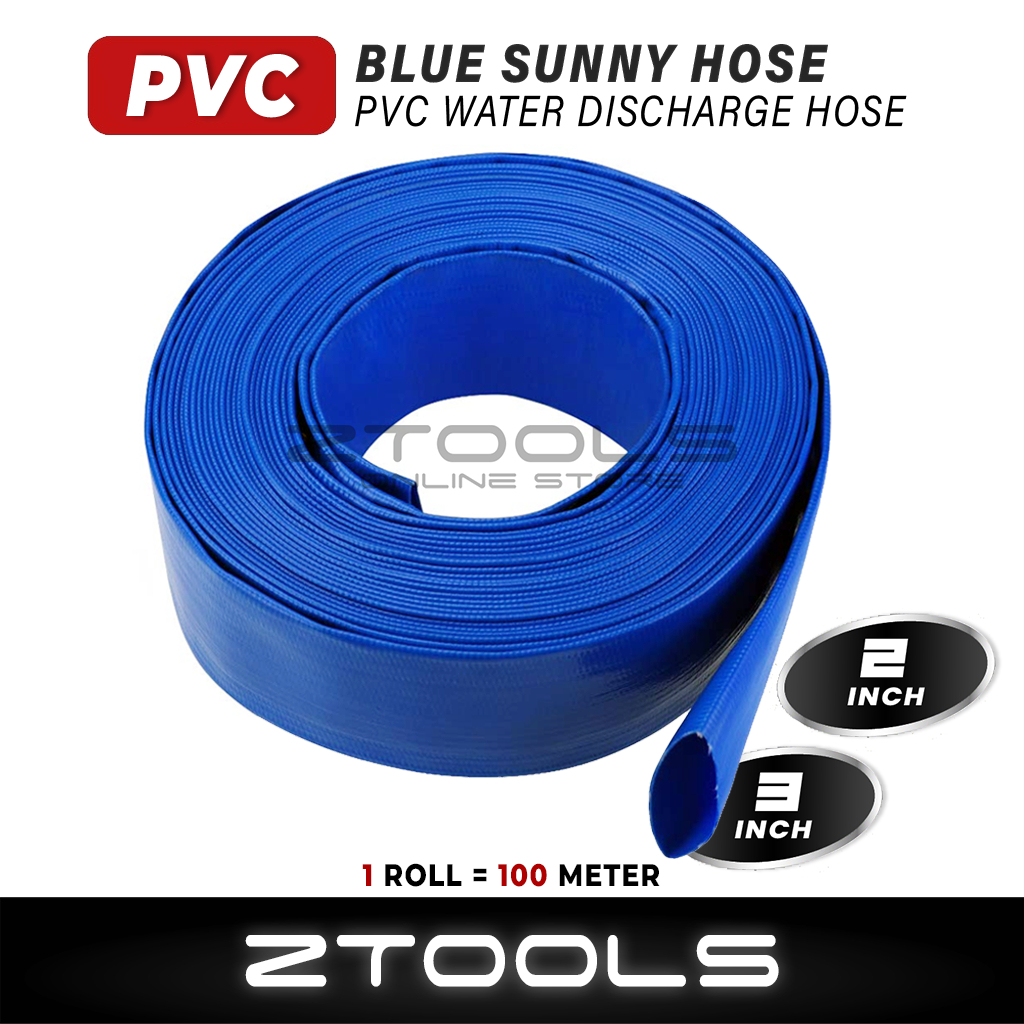 (100 Meter) 2" 3" 4" 6" 8" Heavy Duty Sunny Hose PVC Water Discharge ...