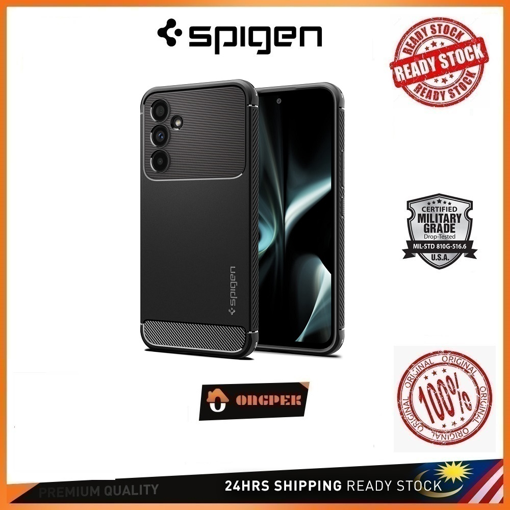 ORIGINAL SPIGEN Rugged Armor Samsung Galaxy A54 5G / A55 5G Phone Case Cover Casing | Shopee ...