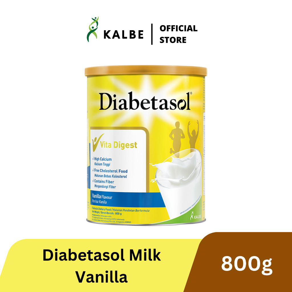 Diabetasol Milk Vanilla Nutrition for Diabetics (800g) | Shopee Malaysia