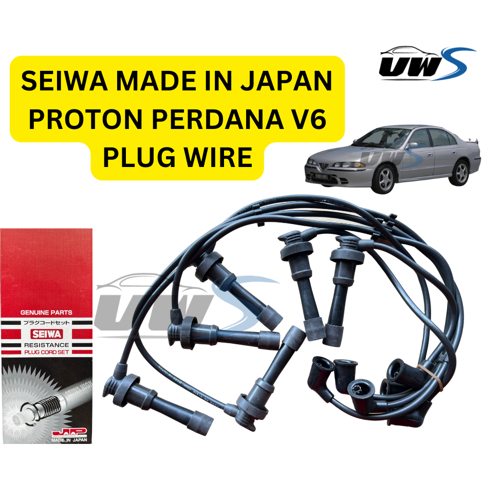 SEIWA MADE IN JAPAN PROTON PERDANA V6 PLUG WIRE | Shopee Malaysia