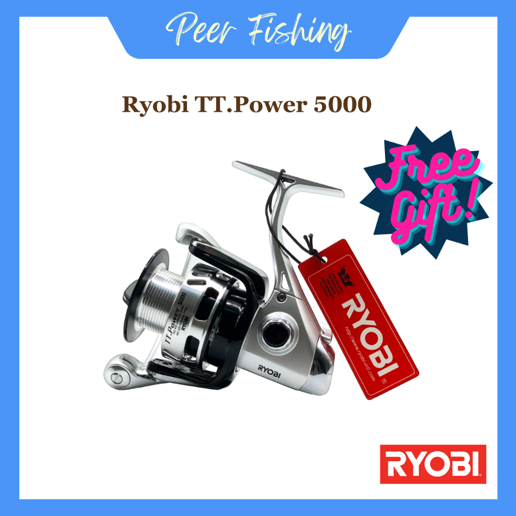 Ryobi TT Power 5000 Full Metal Body Fishing Reel / Ryobi TT Kuasa Reel ...