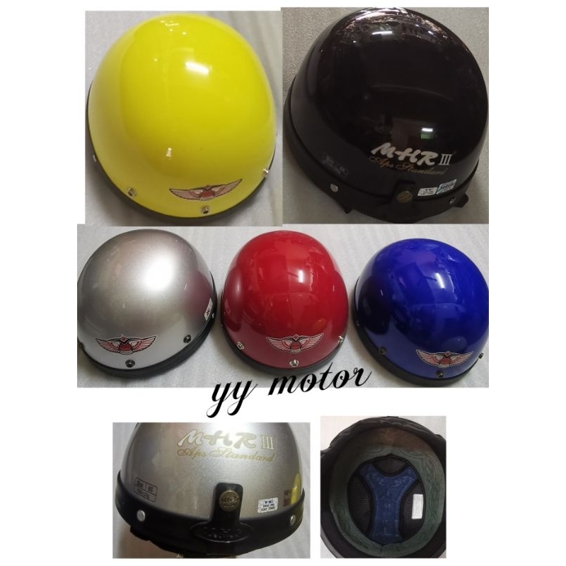 MHR HELMET Separuh 1/2 half cut steng Helmet Mhr | Shopee Malaysia