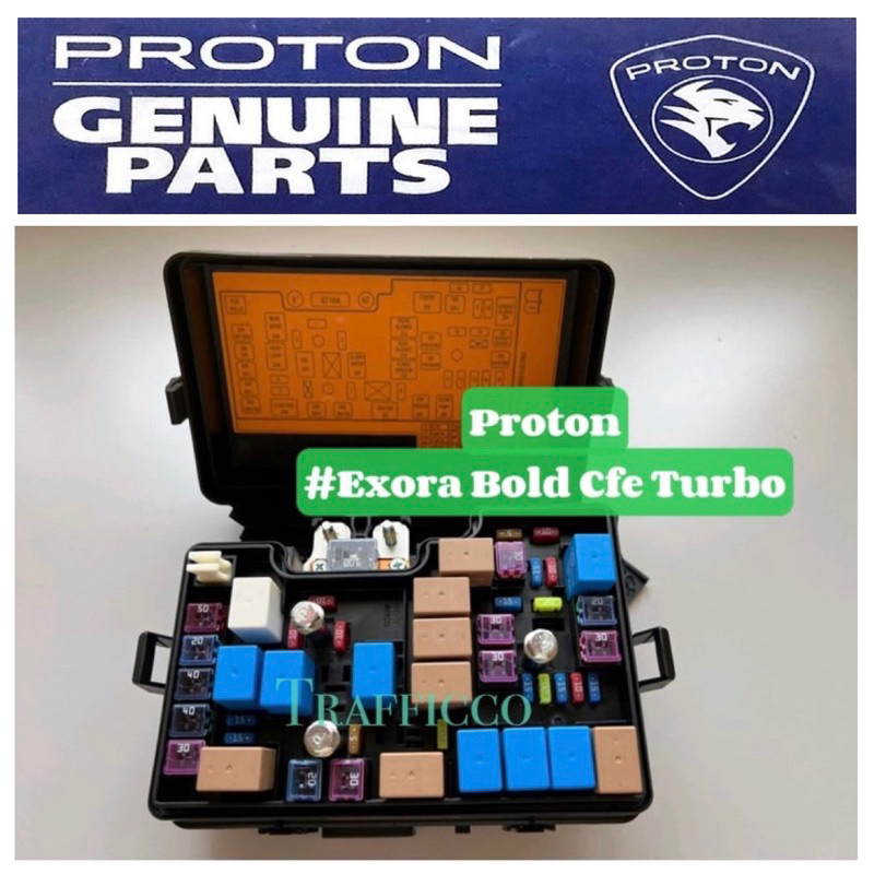 Original Proton Exora Bold Cfe Cvt Engine Fuse Box Junction Box PW950989V1M PW856630 | Shopee ...