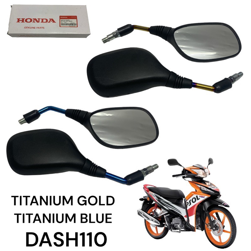 W110/DASH110 ORI TITANIUM SIDE MIRROR OFFER | Shopee Malaysia