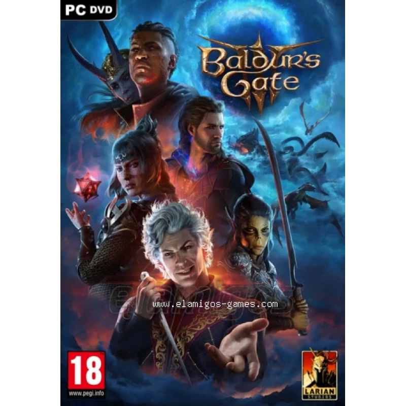 Baldurs Gate 3 Deluxe Edition Offline Pc Game With Dvd Pendrive