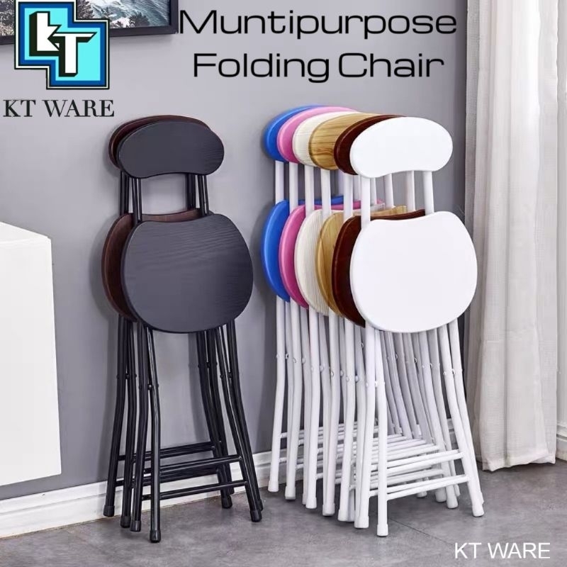 KT WARE FOLDING CHAIR KERUSI SOLAT CAMPING CHAIR STOOL STUDY CHAIR ...