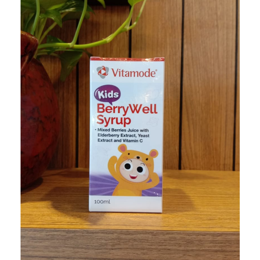 Vitamode Kids BerryWell Syrup 100ml Vitamin C with Mixed Berries Juice ...