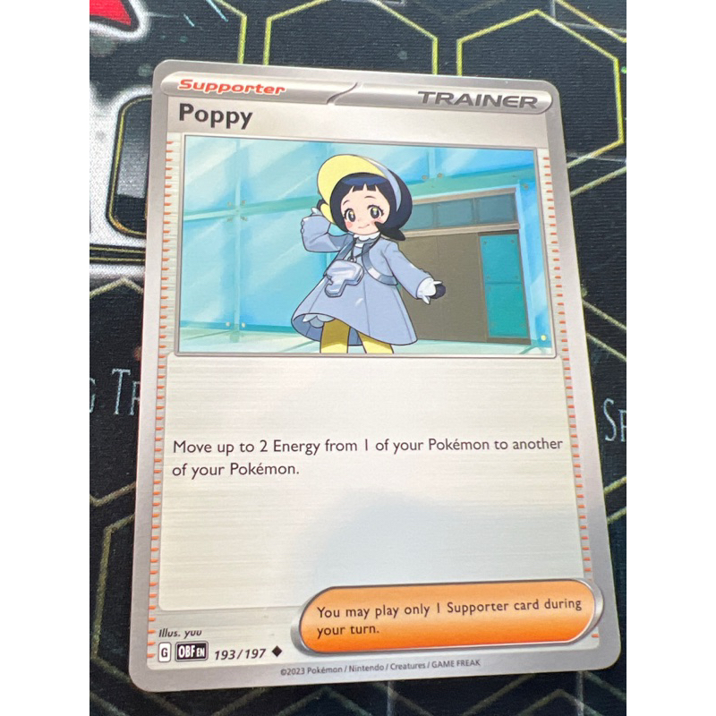 Pokemon tcg Poppy - 193/197 - Uncommon Obsidian Flames | Shopee Malaysia