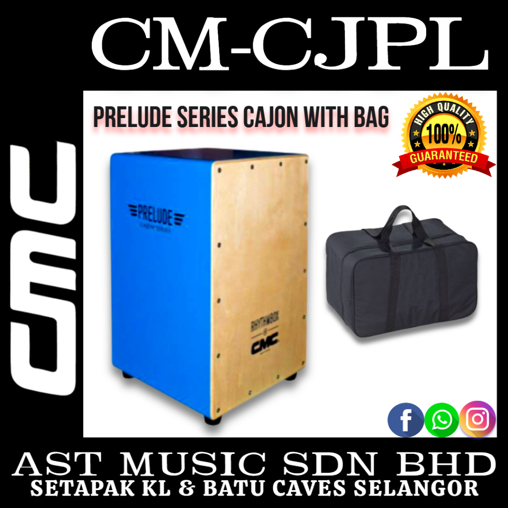 CMC Prelude Series Cajon With Bag – Blue ( CM-CJPL ) | Shopee Malaysia