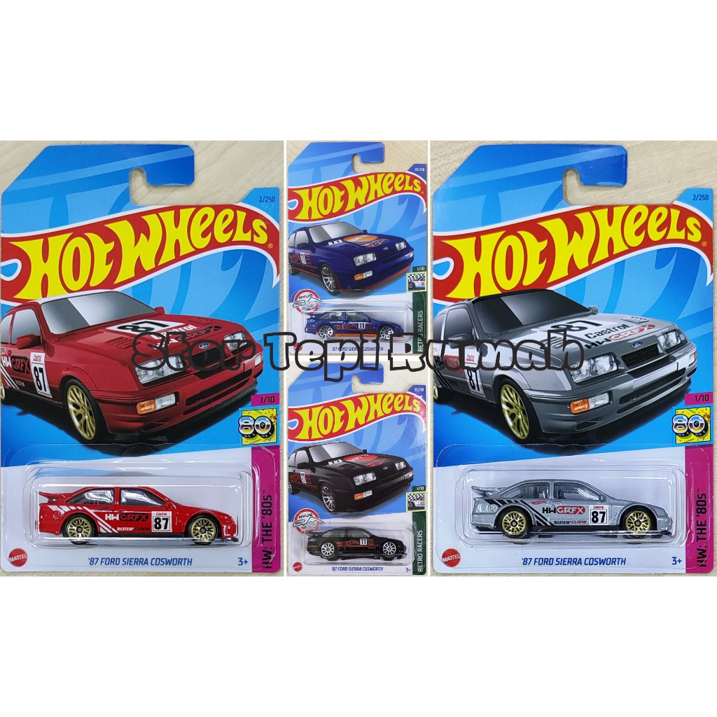 Hot Wheels 87 Ford Sierra Cosworth [1987 The 80s Retro Racers] | Shopee ...