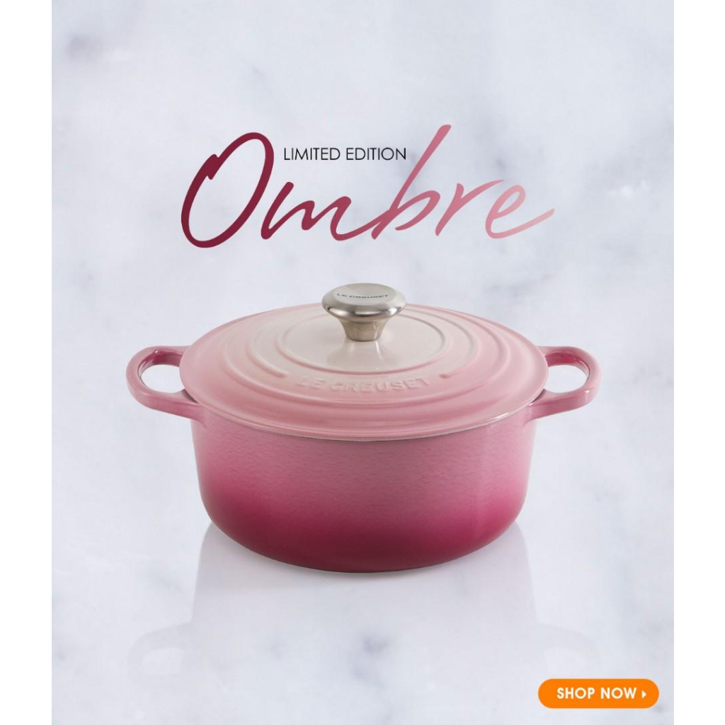 Le Creuset Pink Ombre 28cm (Limited Edition) | Shopee Malaysia