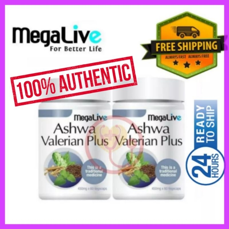 MEGALIVE ASHWA VALERIAN PLUS (2X60'S) | Shopee Malaysia