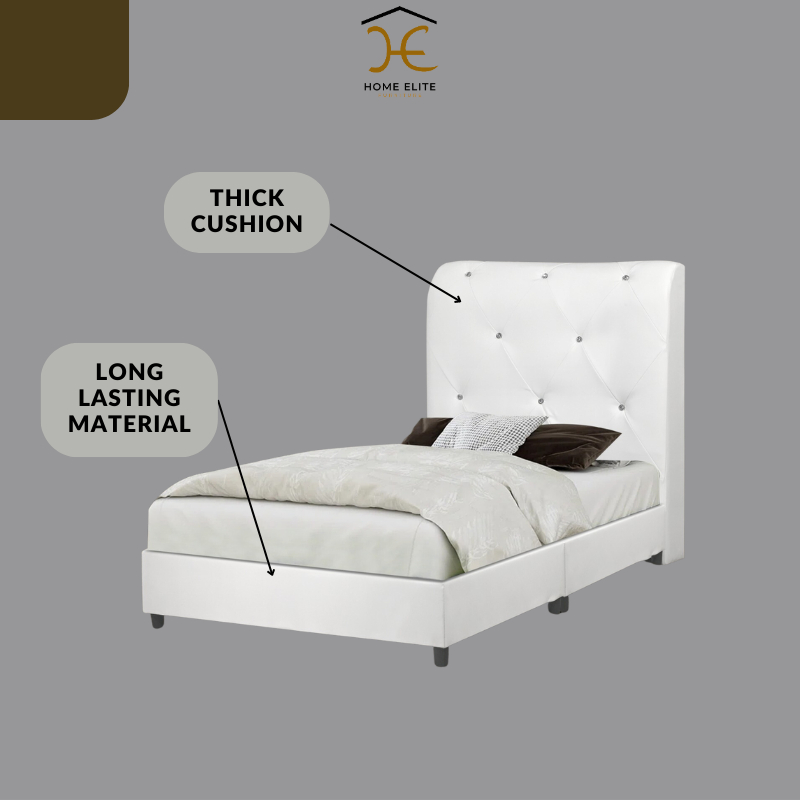 Home Elite: Single Size Bed Frame Katil Single Bujang Modern Bedroom ...