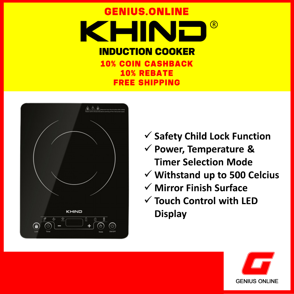 KHIND Induction Cooker IC1600/IC2023 | Shopee Malaysia