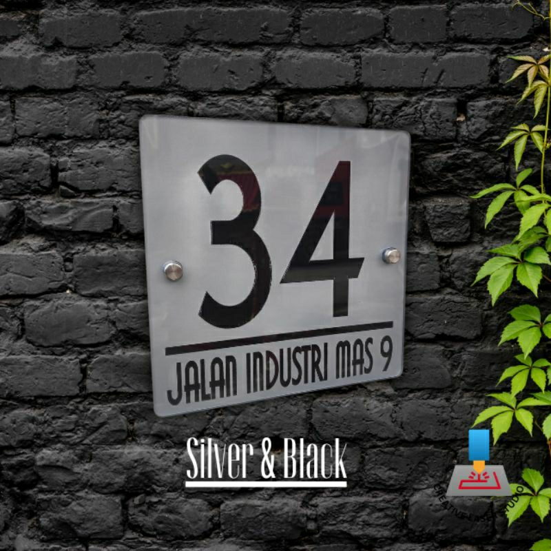 Affordable House Number Plate, Nombor Plate Rumah Murah Customizable ...