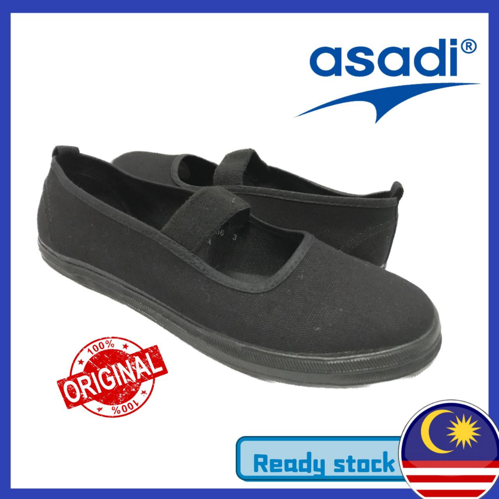 ASADI School Shoes[Size 1-5] KASUT SEKOLAH HITAM ASADI ORIGINAL AS SS 5 ...