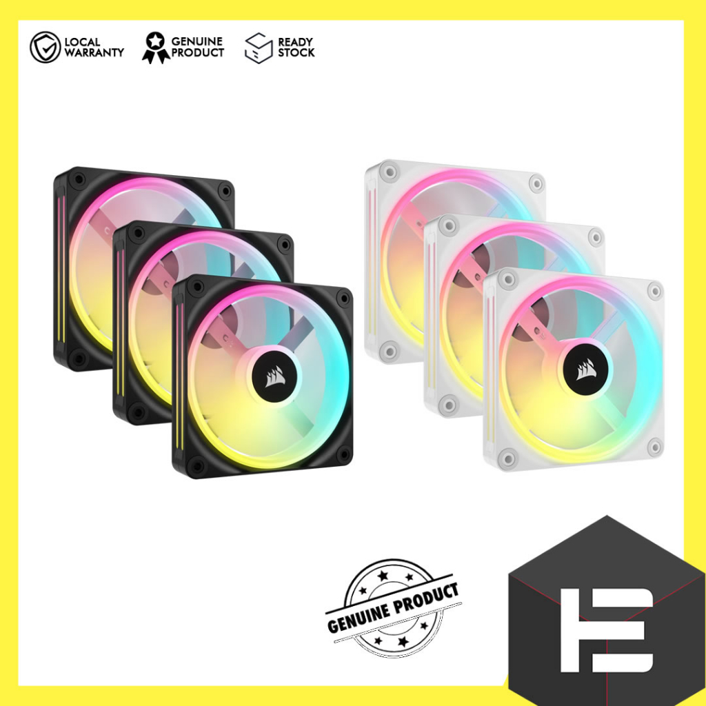 CORSAIR ICUE Link Qx120 RGB 120 PWM Pc Fan Starter Kit With ICUE Link ...