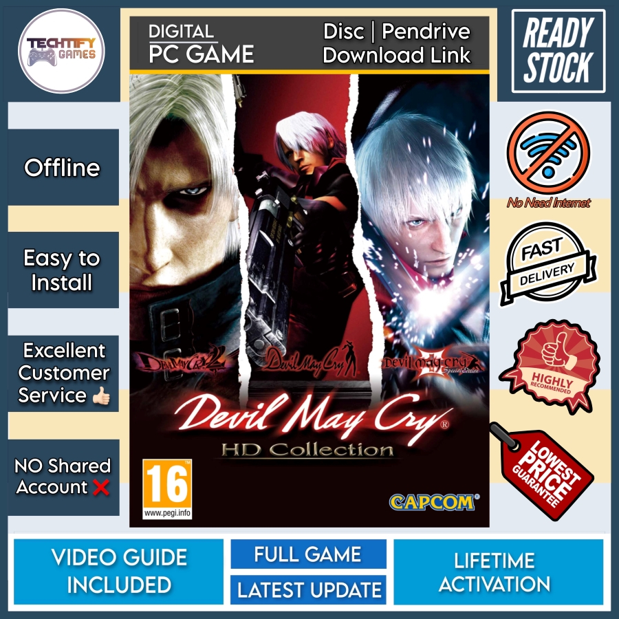 Pc Game Devil May Cry Hd Collection Offline Disc Pendrive