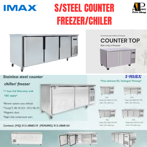 IMAX 2 Doors 3 Doors Counter Chiller / Frrezer / 4Feet/5Feet/6Feet ...