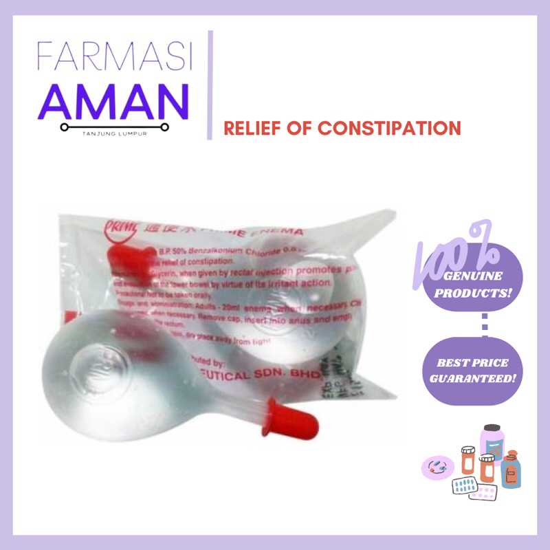 Prime Enema Adult 20ml | Shopee Malaysia