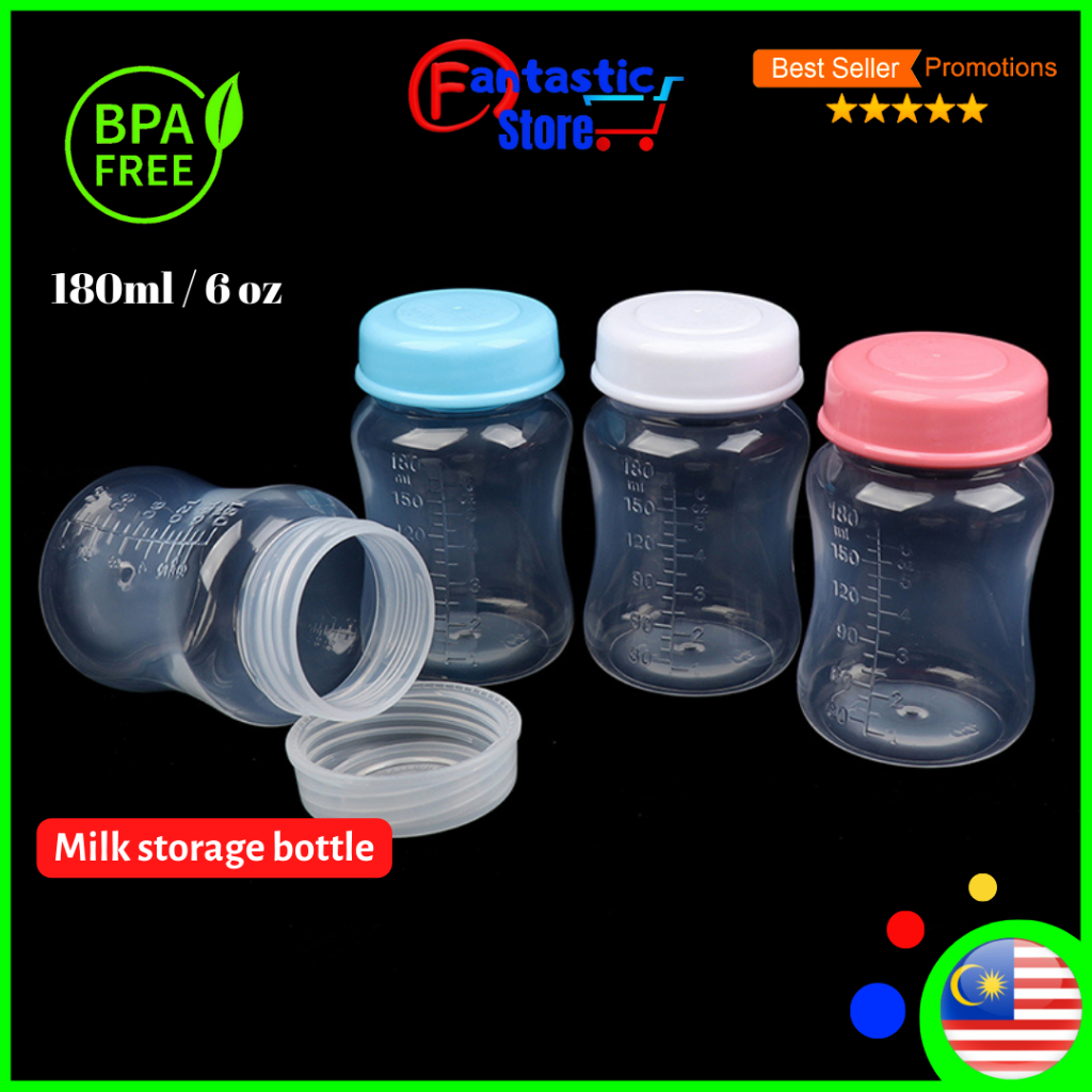BREASTMILK STORAGE BOTTLE Slimneck wideneck 6oz 4OZ BOTOL SIMPAN SUSU ...