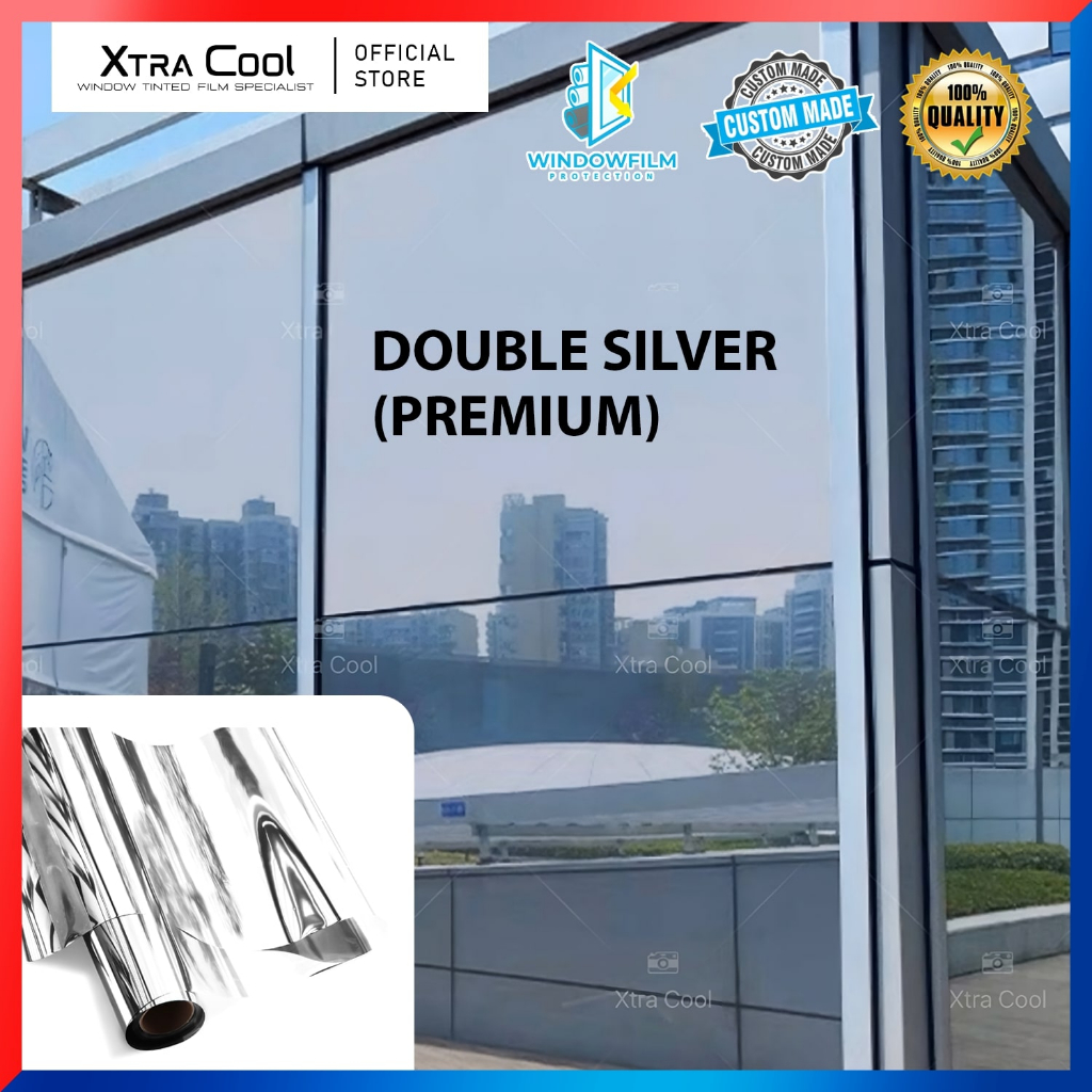 Tinted Rumah Double Silver / Tinted Sputter Reflective / Privacy Tint ...