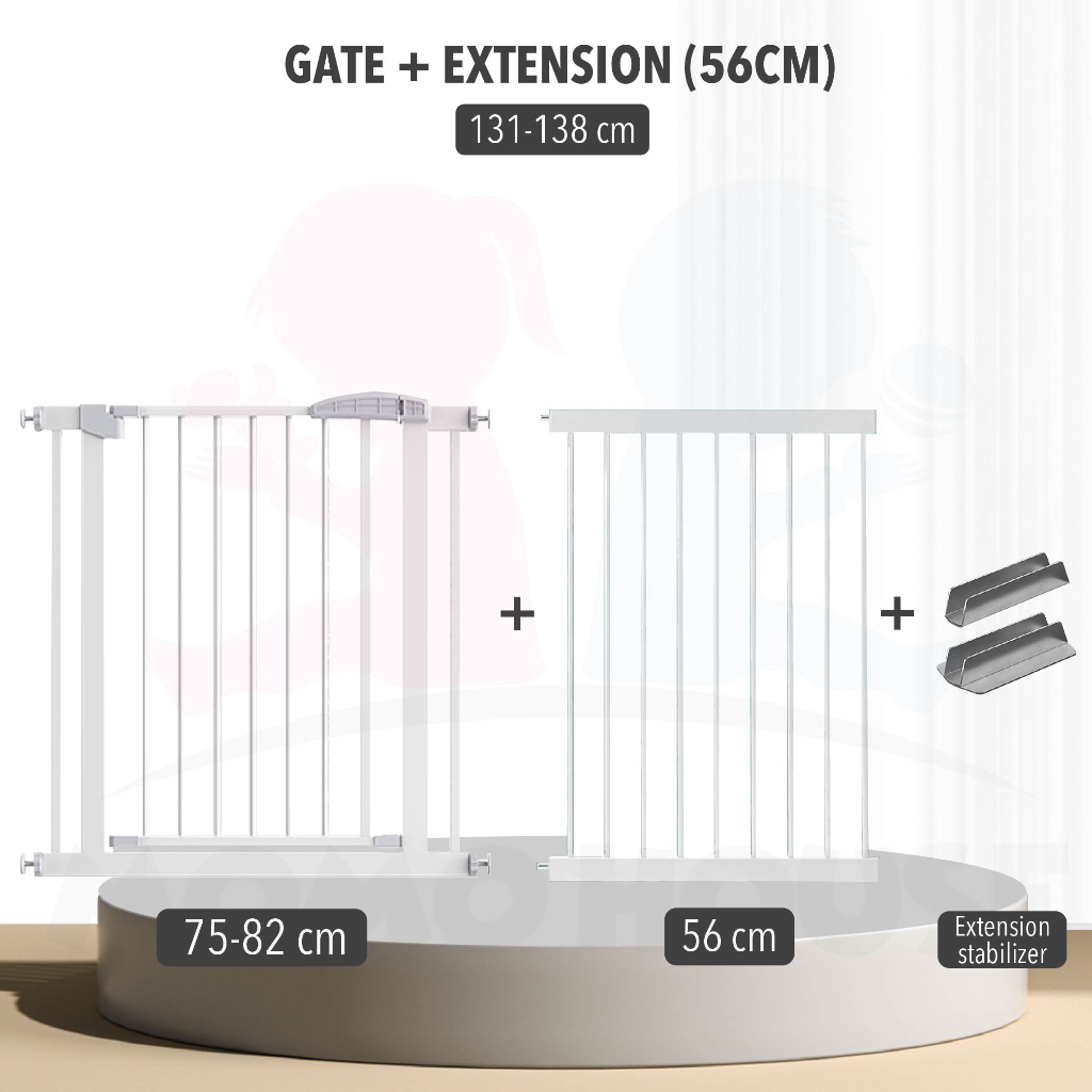 Baby Safety Gate Door Fence Baby Safety Gate Auto Lock For Gate Fit ...