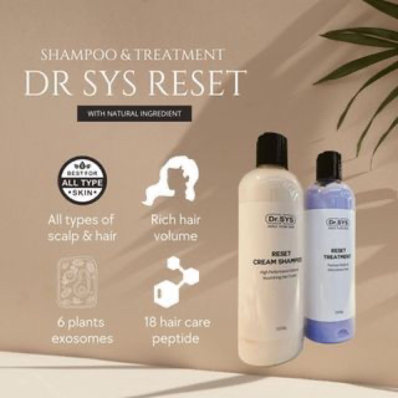 Dr SYS Reset Cream Shampoo & Treatment 500g头皮屑的救星 | Shopee Malaysia