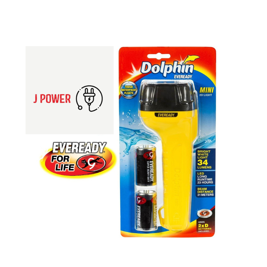 EVEREADY DOLPHIN LED TORCH LIGHT (Waterproof Floats) | Shopee Malaysia