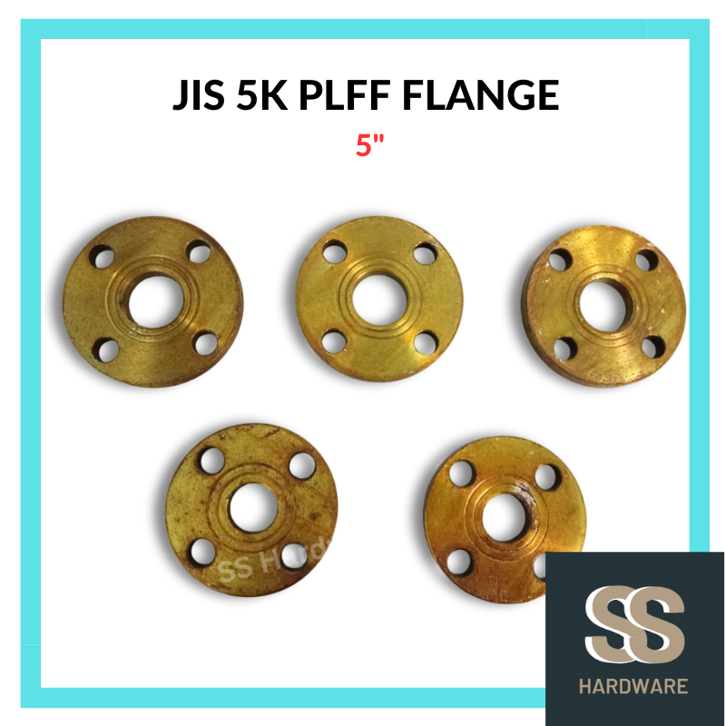 JIS 5K MILD STEEL FLANGES SS400 FLAT FACE PLATE FLANGE PLFF BESI ...