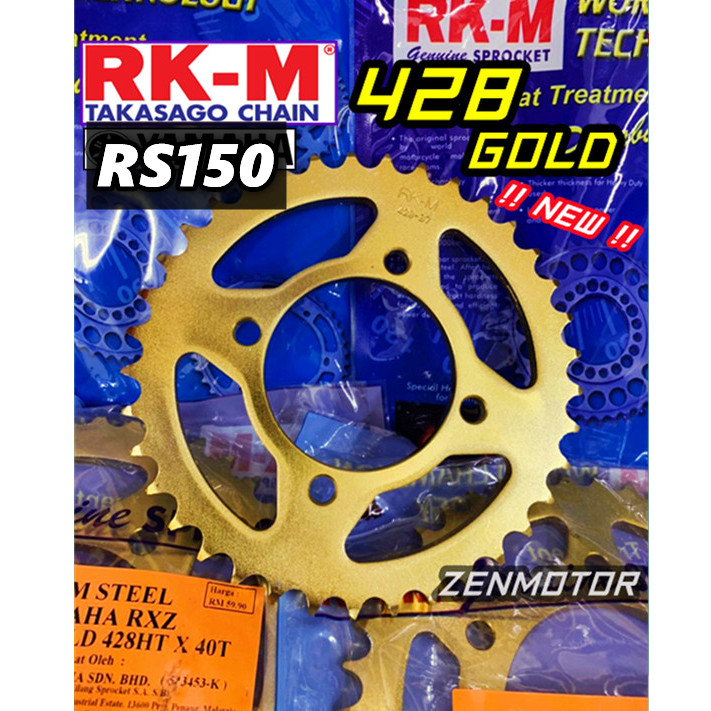 RS150 RSX 428 RKM SPOCKET RS V1 V2 SPROCKET RS150 SPOKET BELAKANG ...