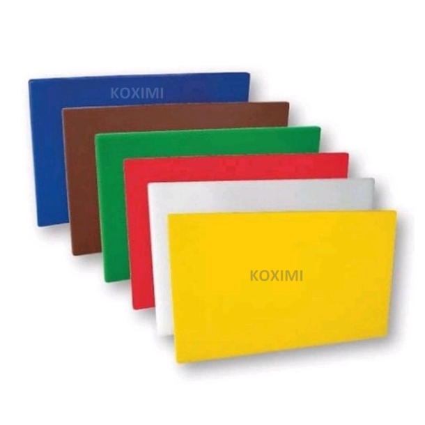 HDPE Color Cutting Chopping Board 30 x 20 x 1.2cm / Red Blue Yellow ...
