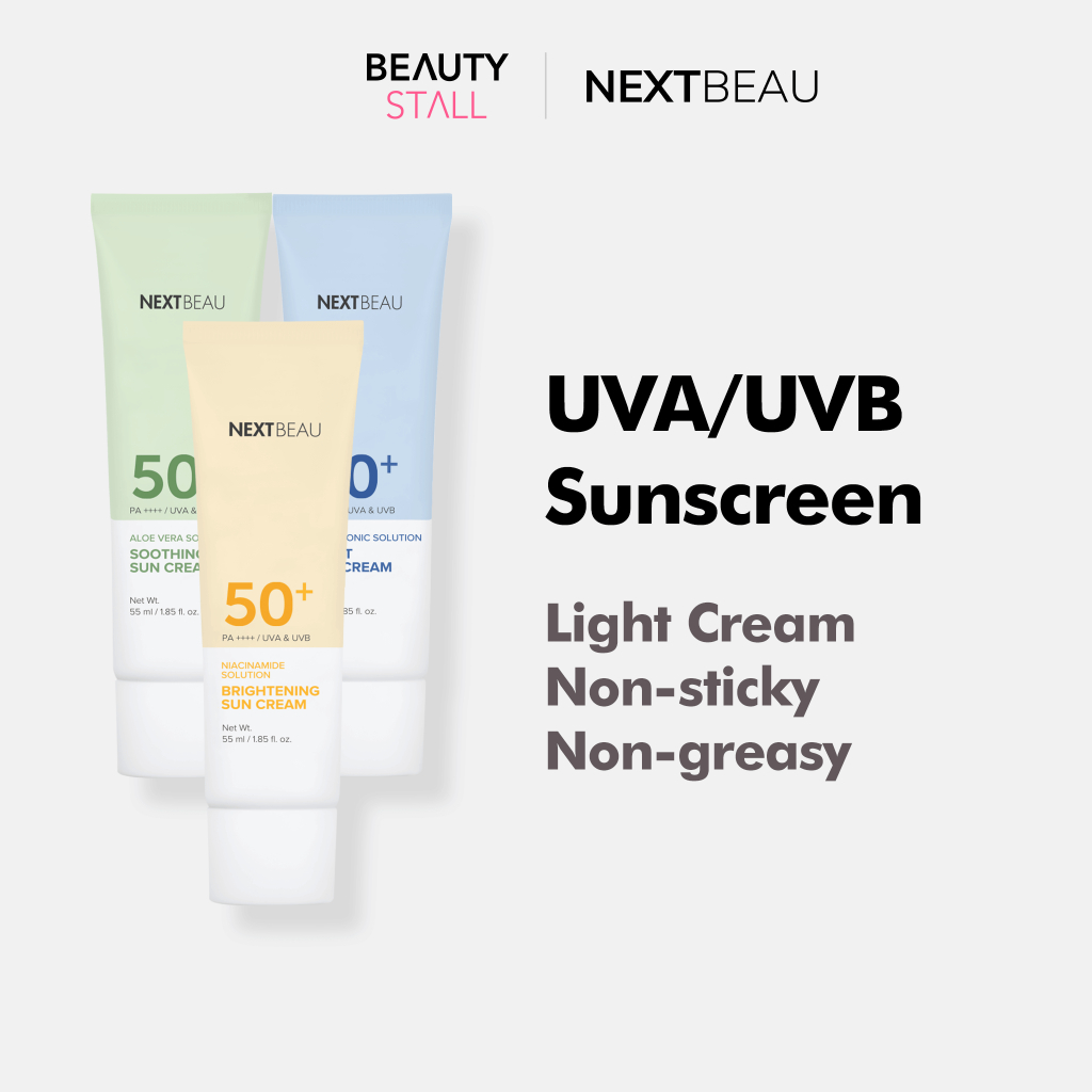 NEXTBEAU Sun Cream SPF50+ PA++++ / UVA & UVB 55ml | Korea Sunscreen ...